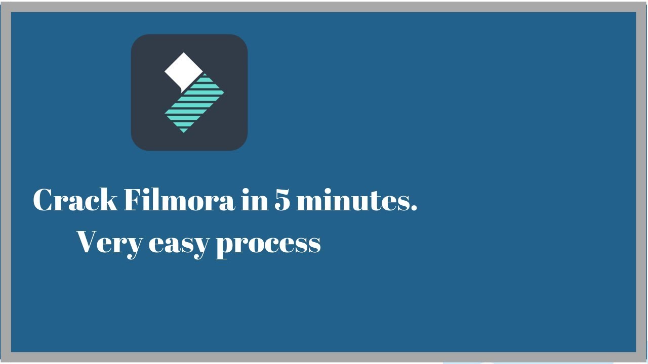 How to crack filmora 2019 - video editor Quickly - YouTube