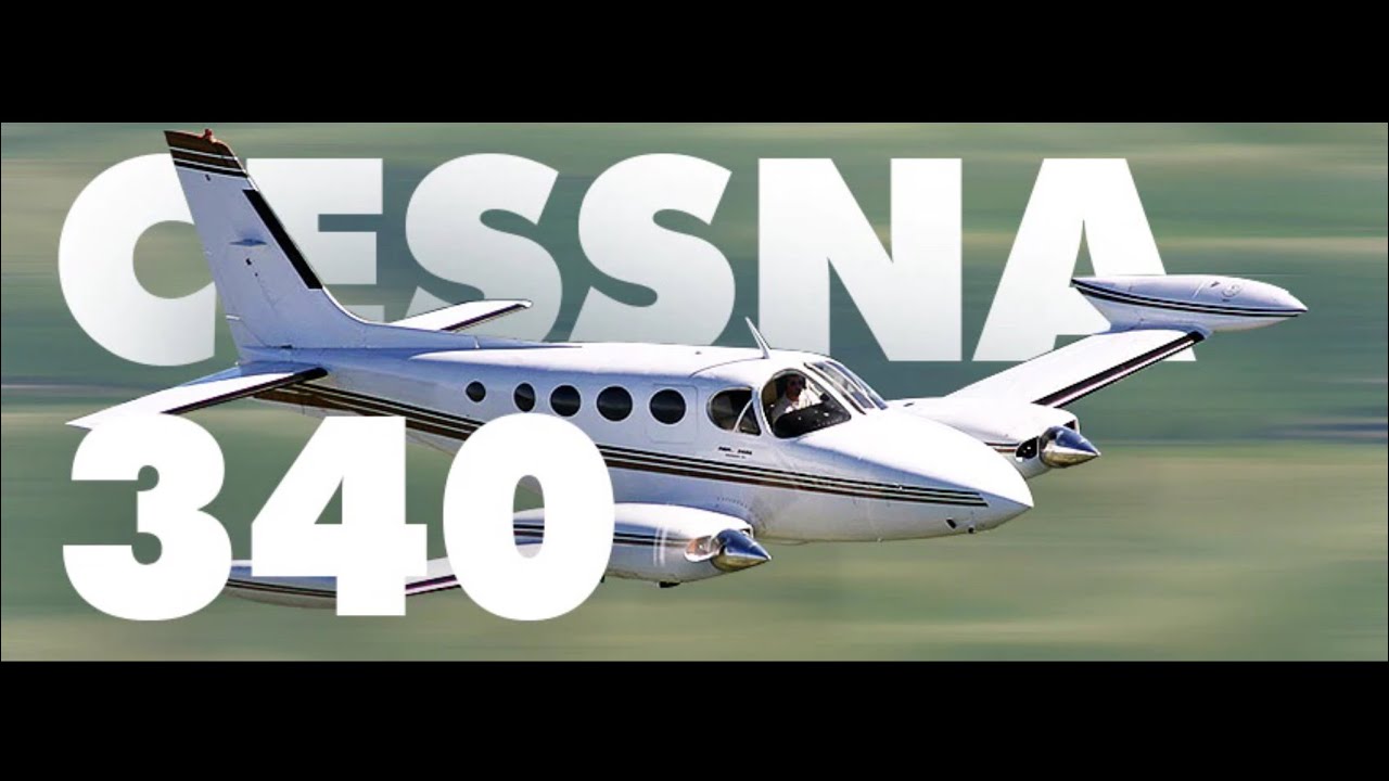 Flying a Cessna 340! - YouTube