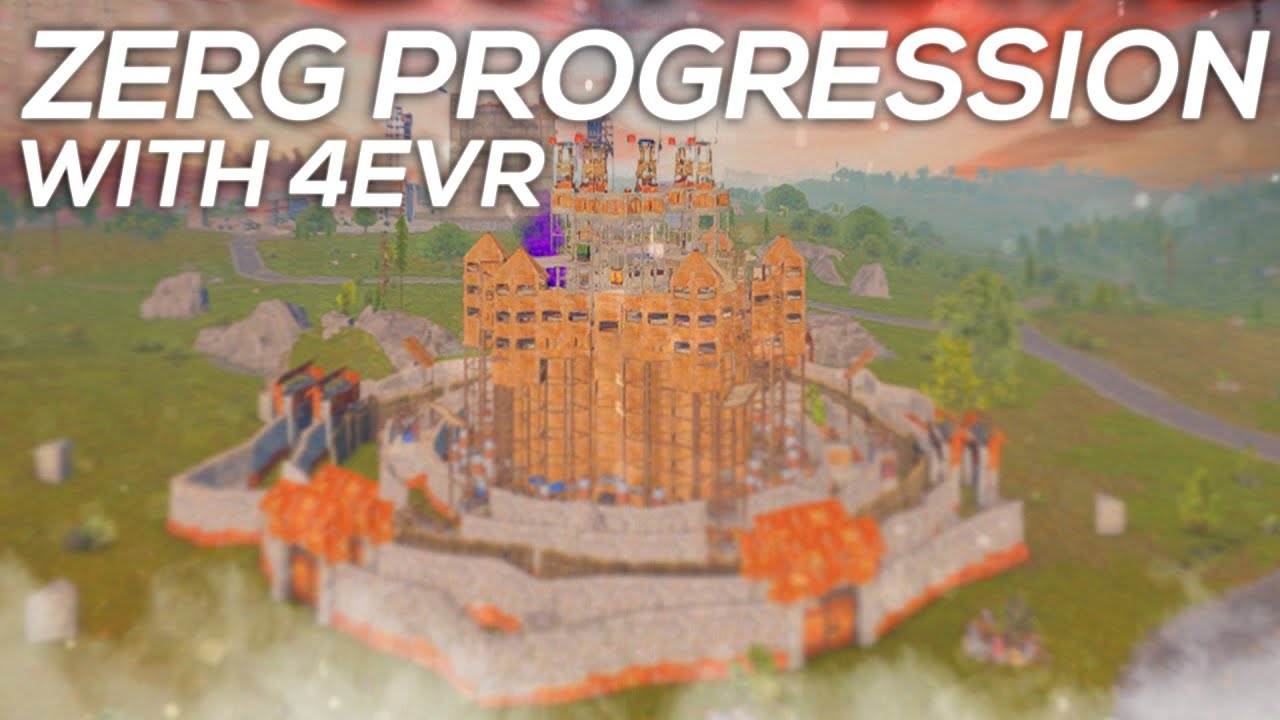 HOW 4EVR CONTROLS LAUNCH SITE // Rust Zerg Wipe Progression - YouTube
