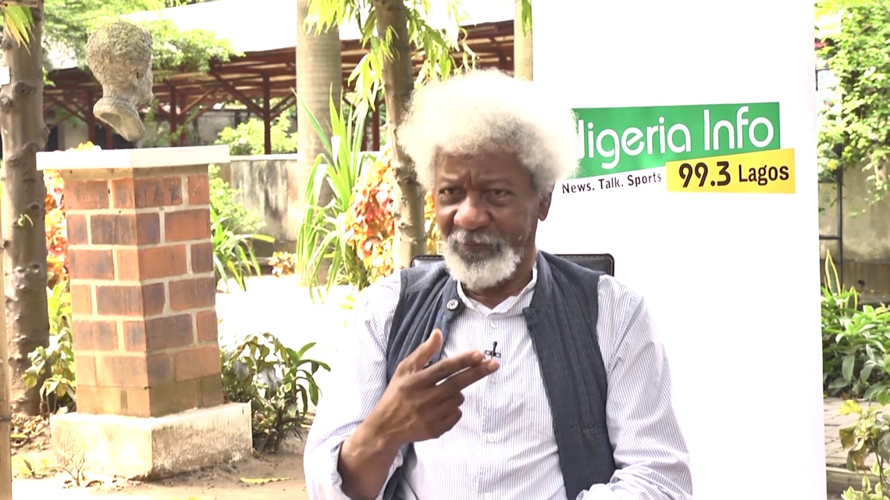 Professor Wole Soyinka on Nigeria Info 99.3 Lagos/@PublicSquareNG with ...