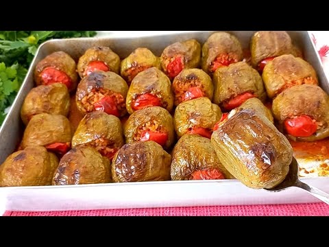 SAATLERCE FIRINDA DOLMA PİŞİRMEYE SON 💯 BU YÖNTEMİ MUTLAKA DENEYİN #akşamyemeği