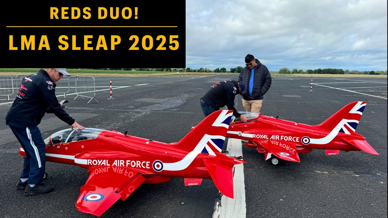 Reds Duo! RC Turbine Model Red Arrows Hawks - Steve & Matt Bishop - LMA ...