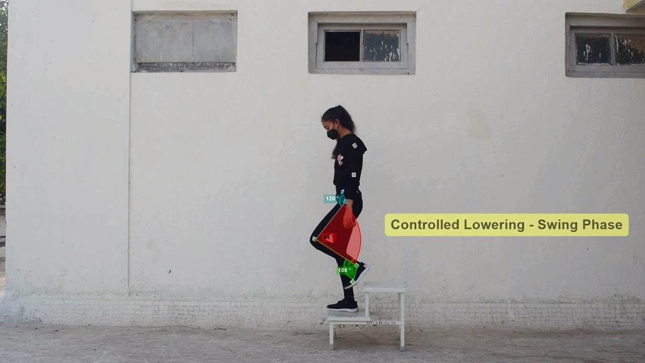 Descending Stair Lateral view - YouTube