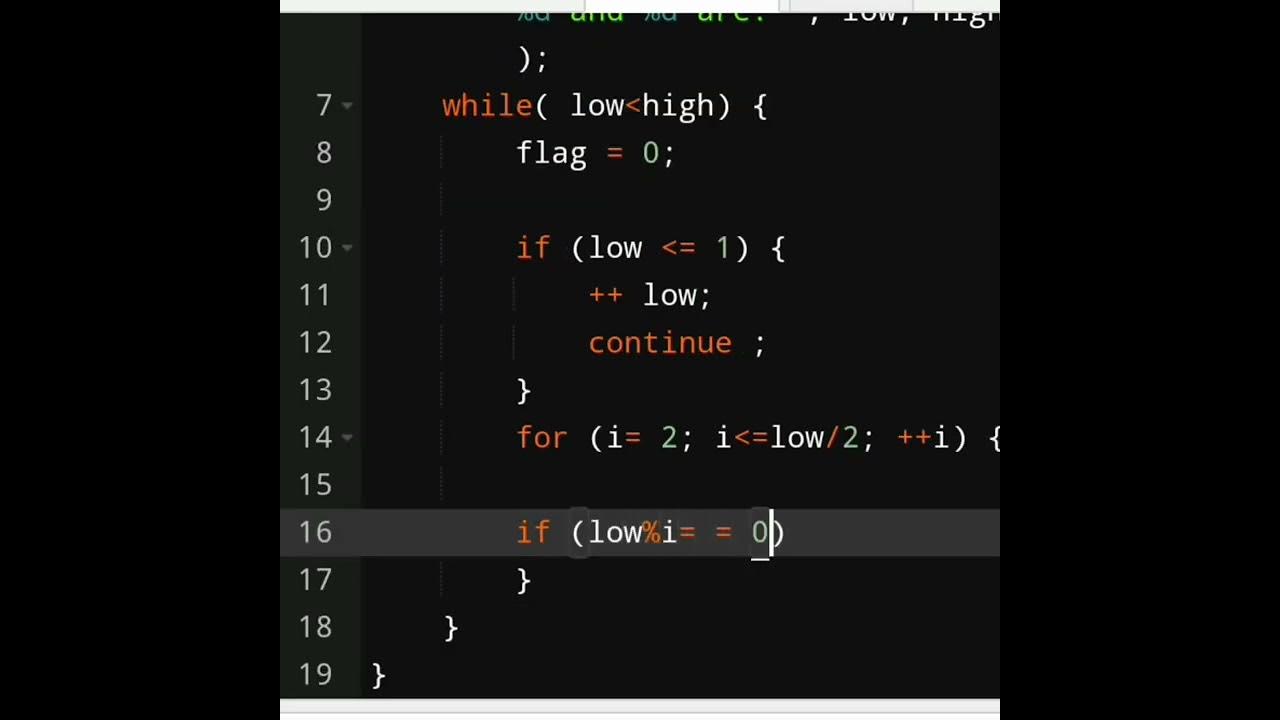 C Program to Display Prime Numbers Between Two Intervals ⚡ #education #cprogramming #shorts ...
