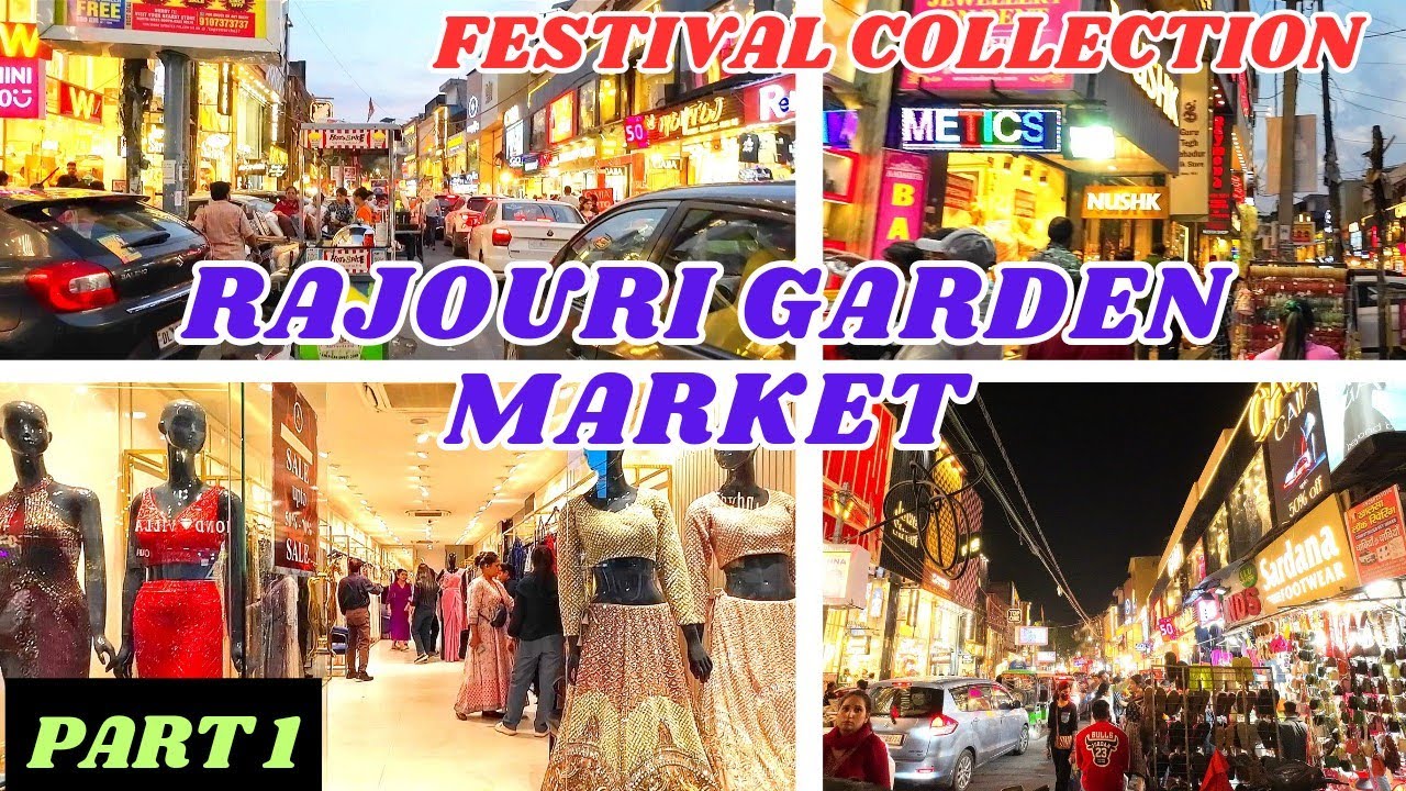 Rajouri Garden Market || Delhi ki Famous Market || Ladies Suits Market ...