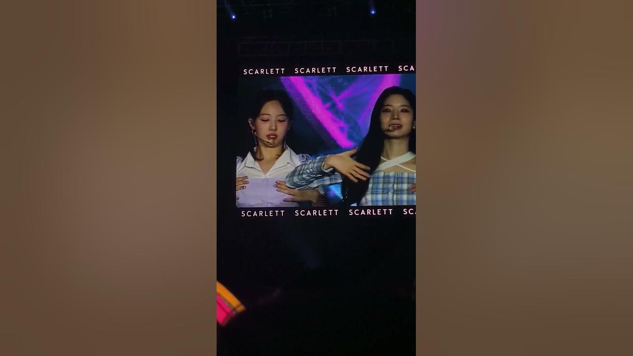 TWICE - Talk That Talk Fancam Scarlett X Twice Shine With You Meet & Greet in Jakarta 230927 ...