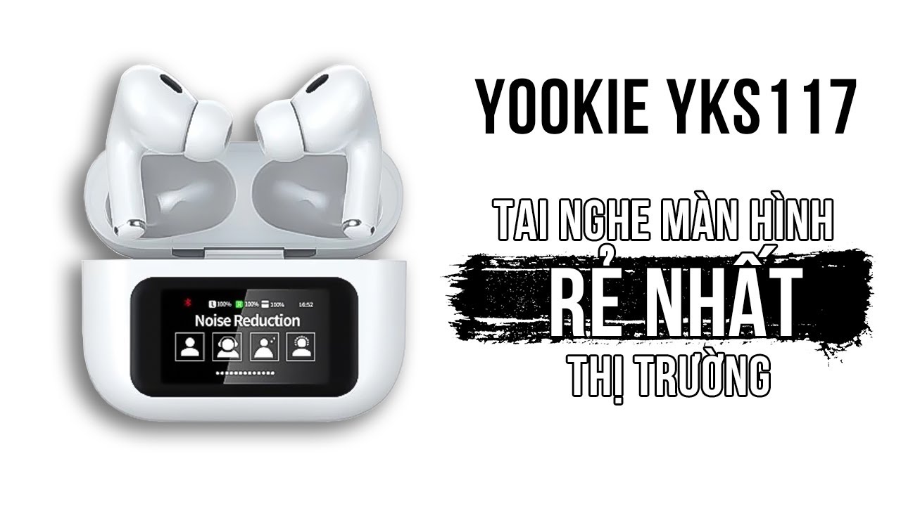 Tai nghe Bluetooth màn hình giá rẻ nhất thị trường - Yookie yks117 - YouTube