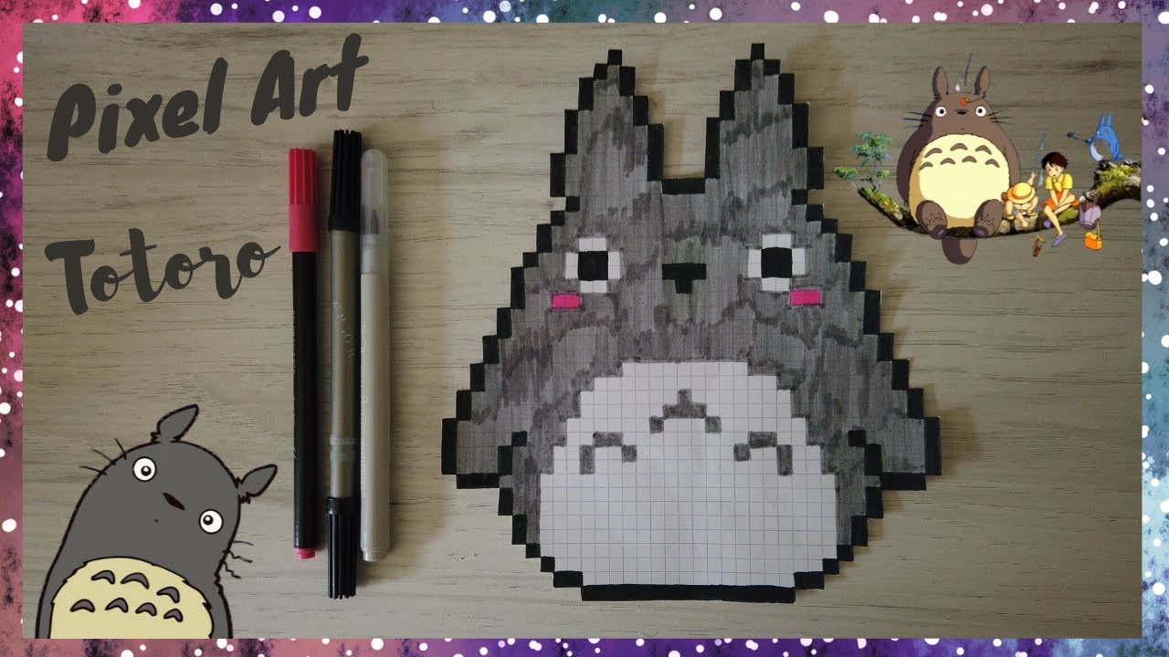 PIXEL ART TOTORO - YouTube