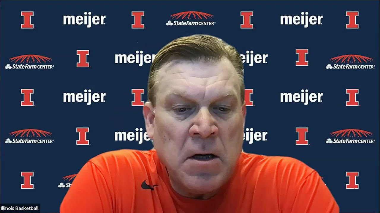 Illini MBB | Coach Underwood & Da'Monte Williams Media Zoom 1/24/2022 ...
