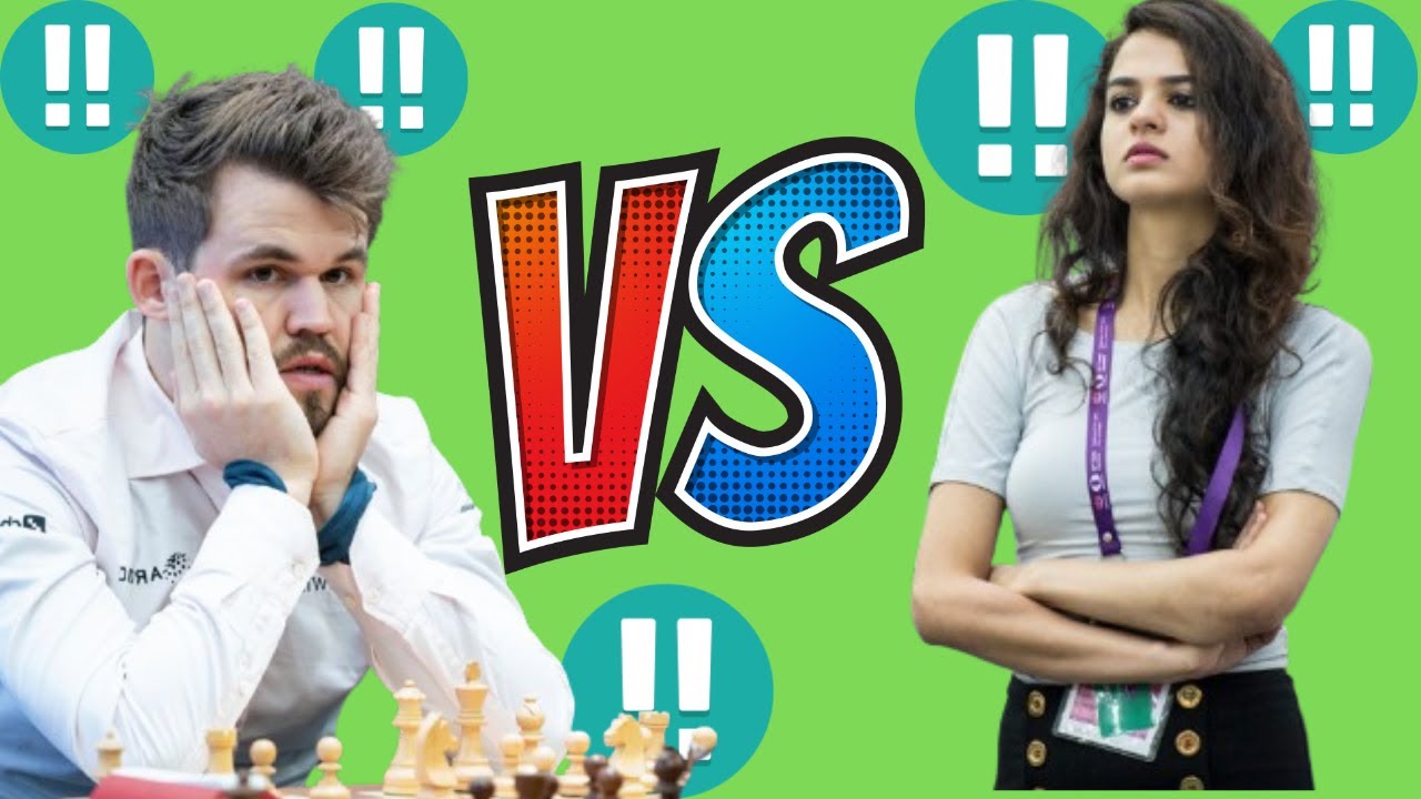 Abnormal chess game 11, Magnus Carlsen vs Tania Sachdev - YouTube