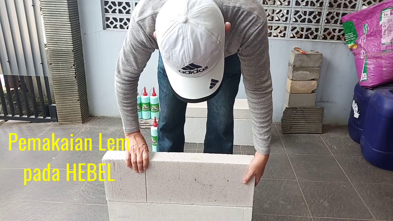 Lem hebel , batu alam dan bata interlock - YouTube