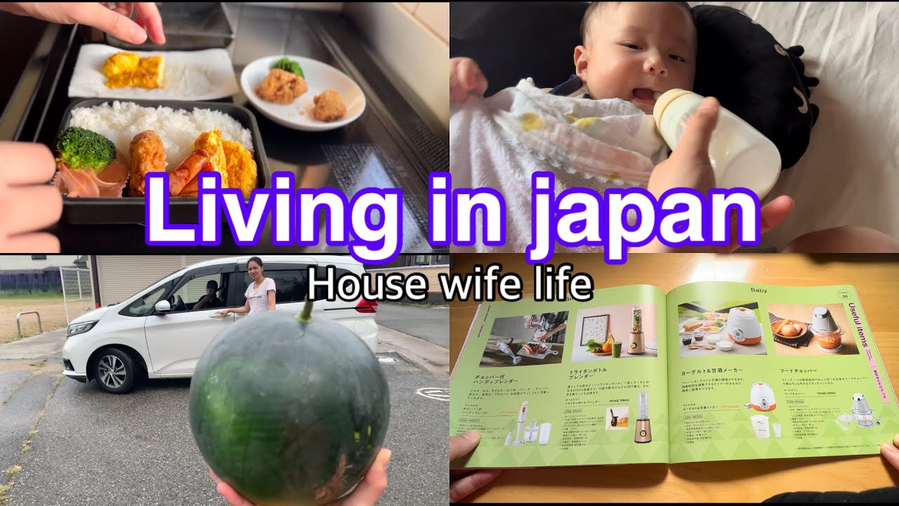 🍉Living in japan | housewife diaries | house wife | home cooking | obento | eating | farm - YouTube