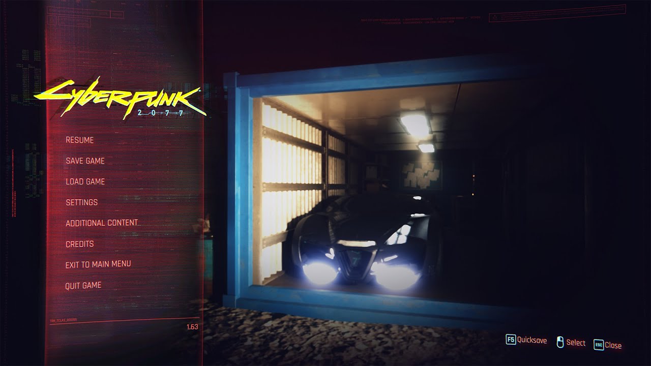 Cyberpunk 2077 - Patch 1.63 - Black "Murkman" Caliburn - YouTube