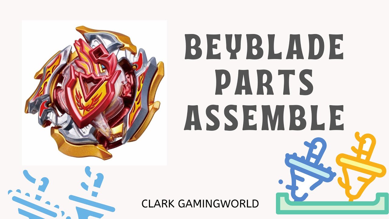 How to assemble beyblade parts - YouTube