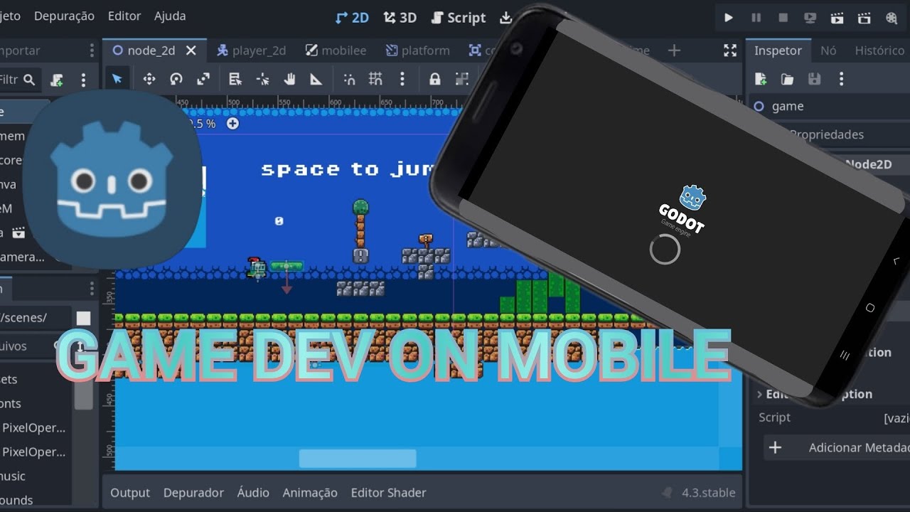 How to make a game in mobile android/ios - YouTube