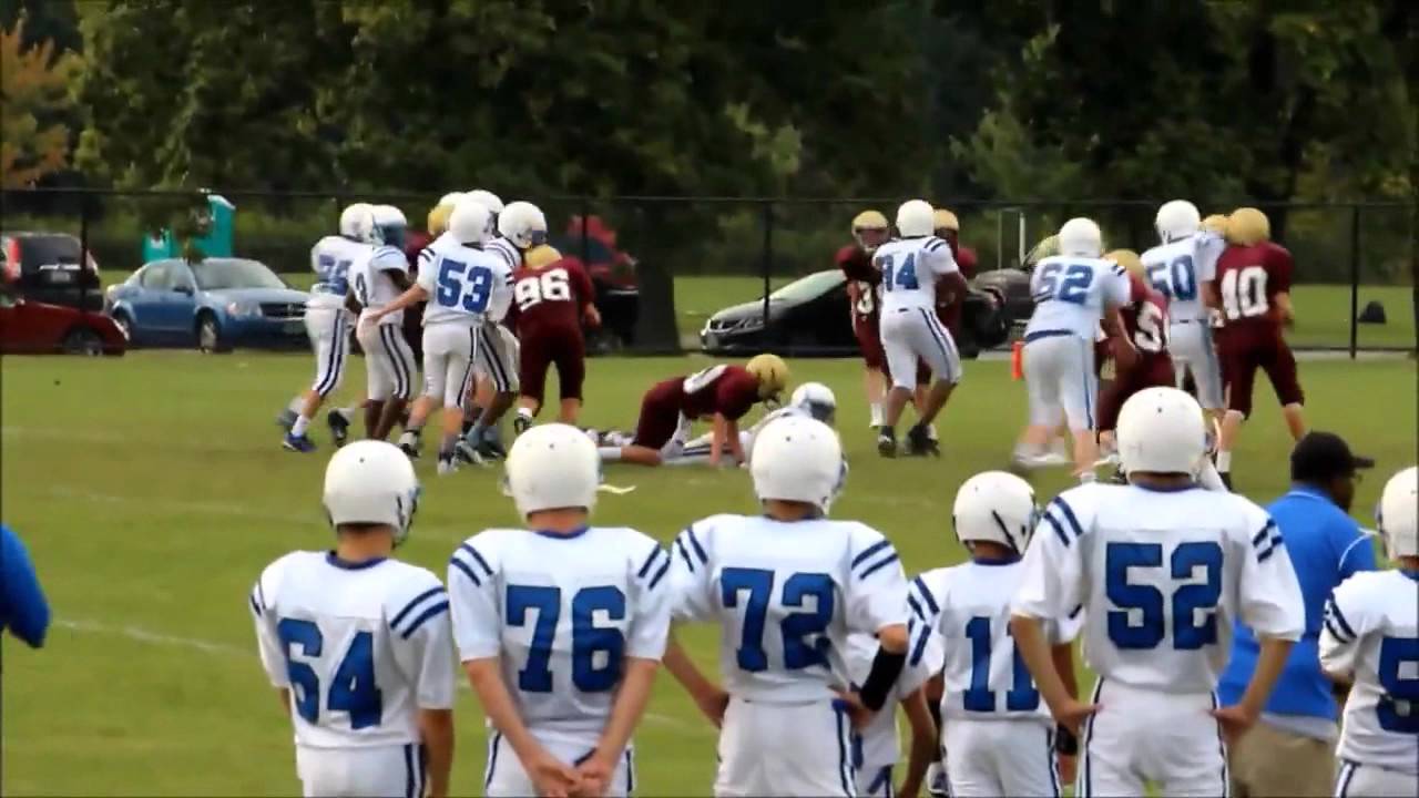 Jace Jarvis #2 QB-OLB-DB 8th Grade Football Highlights Games 1-3 (Class ...