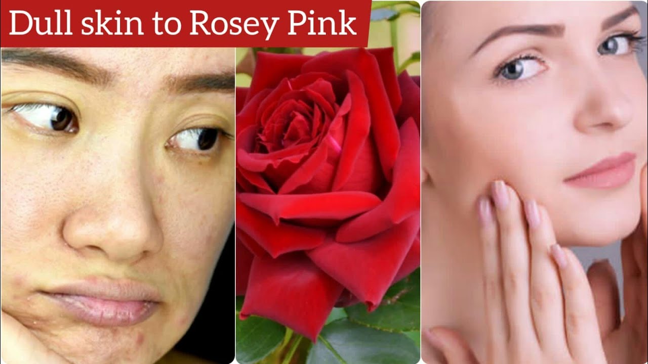 Organic Rose Patel and Almond Face Mask|| How To Get Pinkish White Skin ...