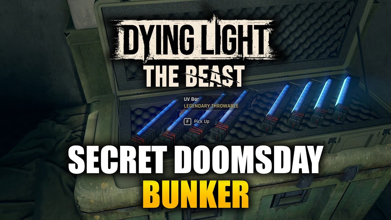 Dying Light The Beast - Secret Doomsday Bunker (Secret UV Bars) - YouTube