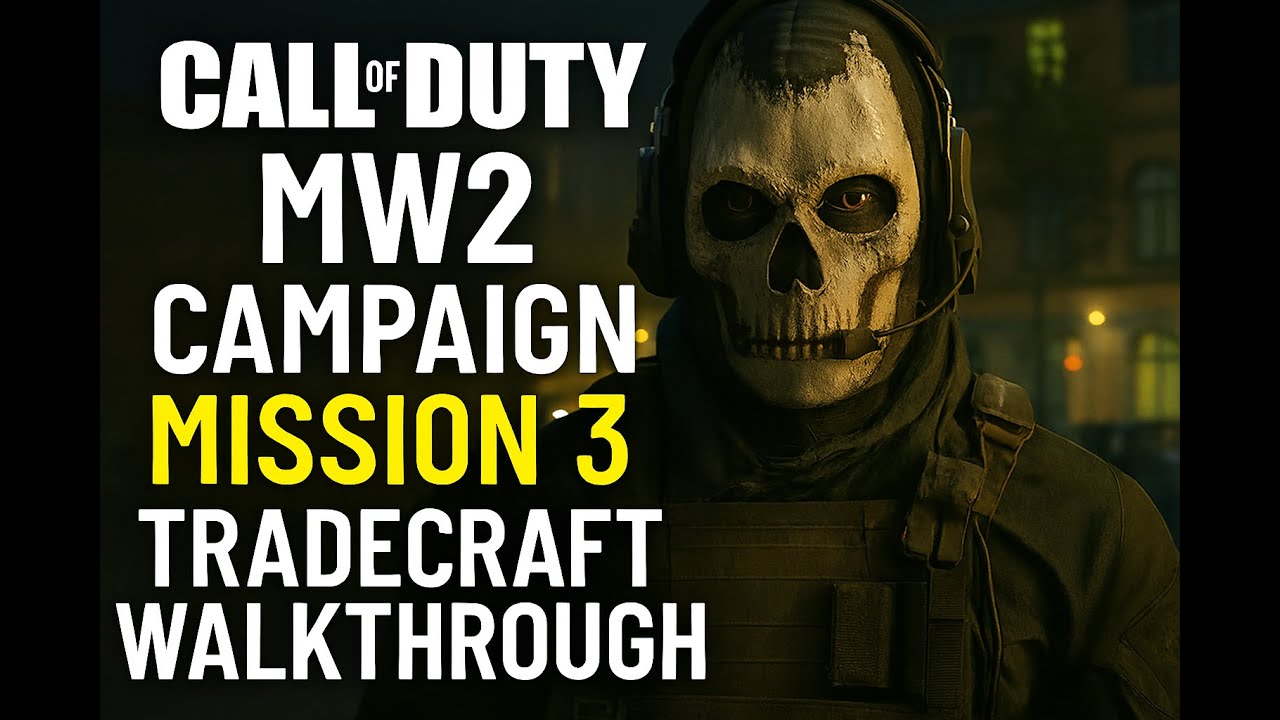 Call of Duty MW2 Tradecraft Mission – Stealth & Strategy Gameplay ...