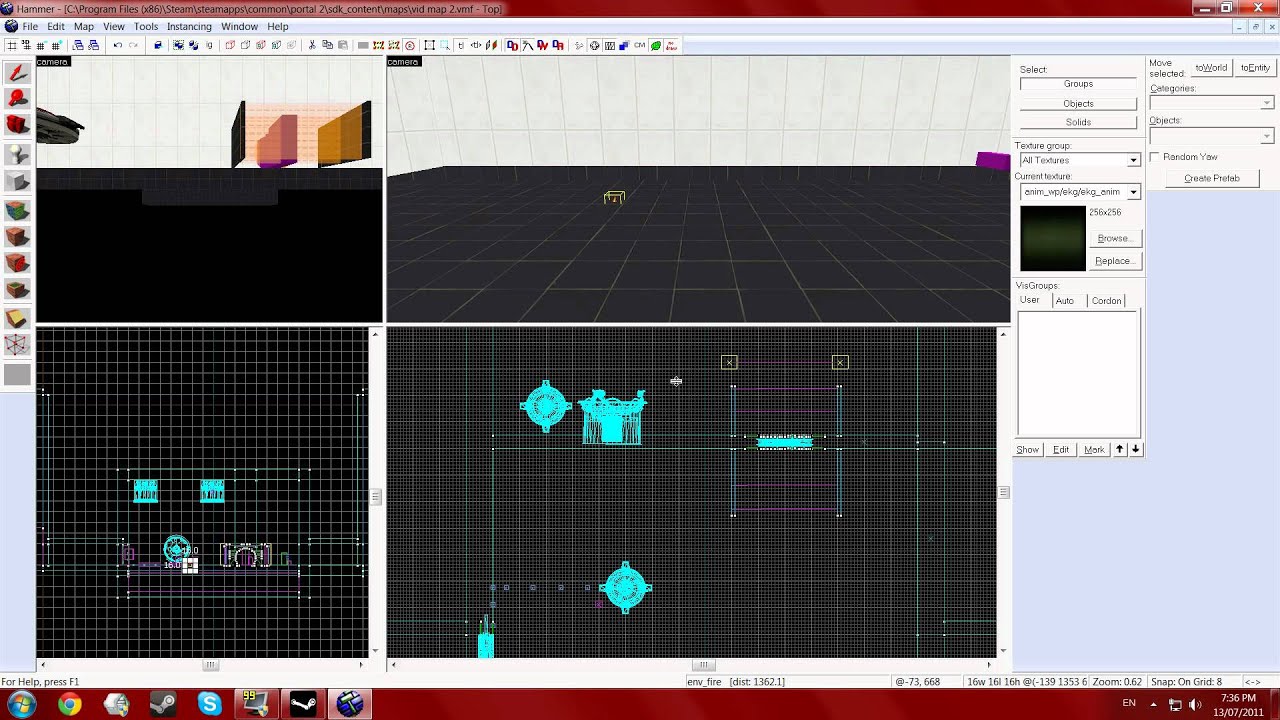Portal 2 Authoring Tools - Fire! - YouTube