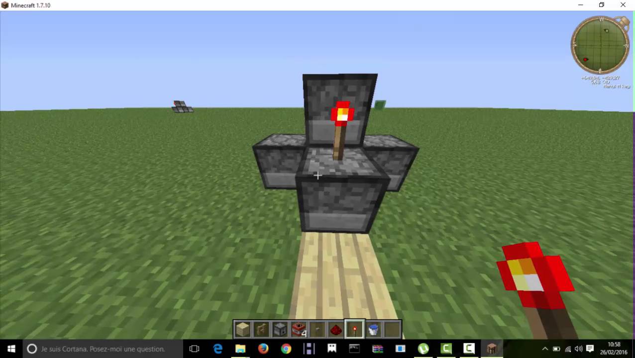 Tuto MINECRAFT- Mini Canon à TNT - YouTube