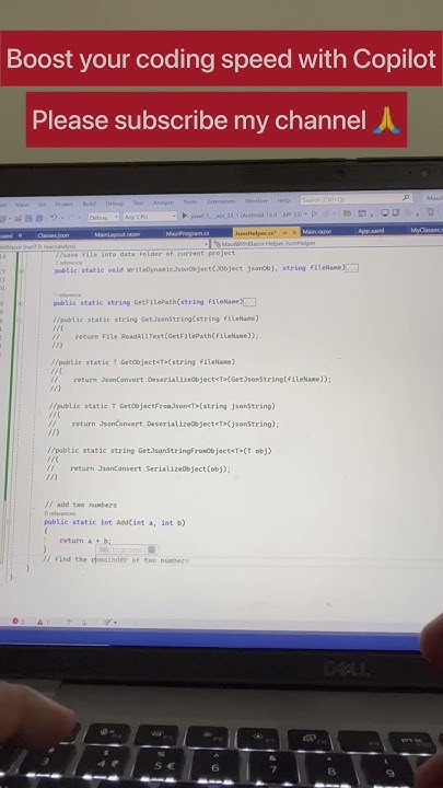 Git Copilot || boost your coding speed with copilot || vs studio #coding #code #copilot # ...