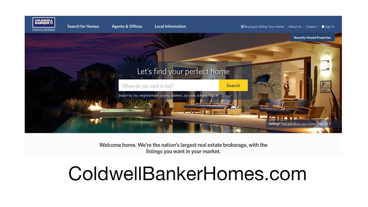 Introducing ColdwellBankerHomes.com - YouTube