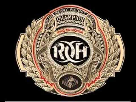 The new ROH world heavyweight belt design?! - YouTube