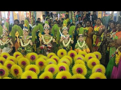 After Procession, Deities and Mulaipari in Small Temple - YouTube