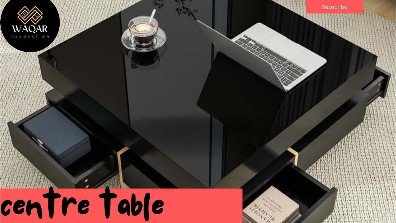 Latest and Unique Center Table Designs by Waqar Renovation - YouTube