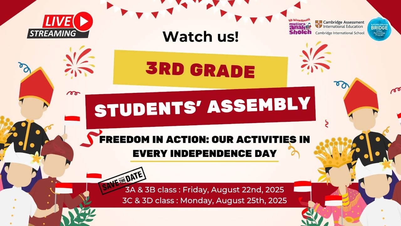 STUDENTS' ASSEMBLY 3RD GRADE - YouTube