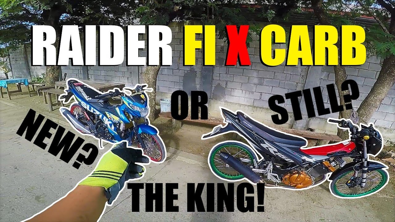 THE KING! SUZUKI RAIDER 150 Fi VS CARBURETOR - YouTube