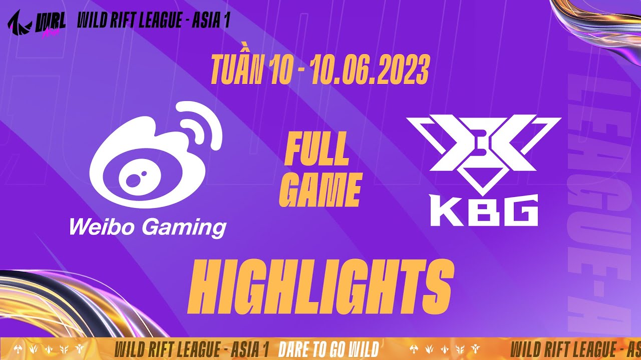 WBG vs KBG - HIGHLIGHT VÒNG BẢNG - NGÀY 46 - WRL ASIA 2023 [10.06.2023] - YouTube