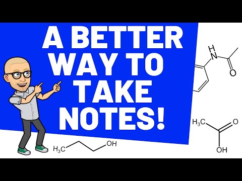 What is the best way to take chemistry notes?