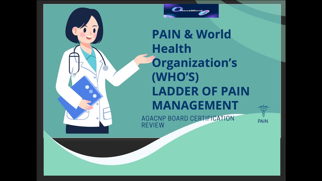 Pain & World Health Organization’s (WHO’s) Ladder of Pain Management ...
