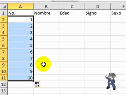Excel Tipos de datos - YouTube