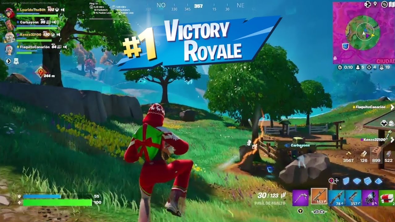 "Arctic Adeline" Skin Gameplay - Squads Victory Royale - Fortnite ...