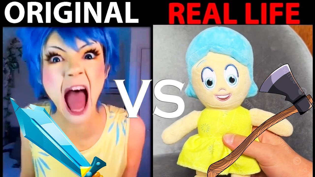 HELP ME! | Best TikToks of Inside Out 9 | | Original vs Real Life - YouTube