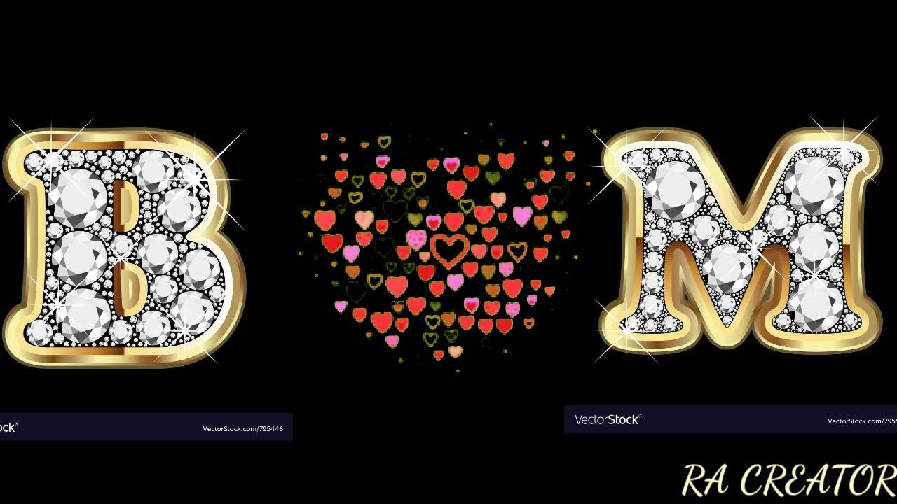 B love m whatsapp status m letter - YouTube