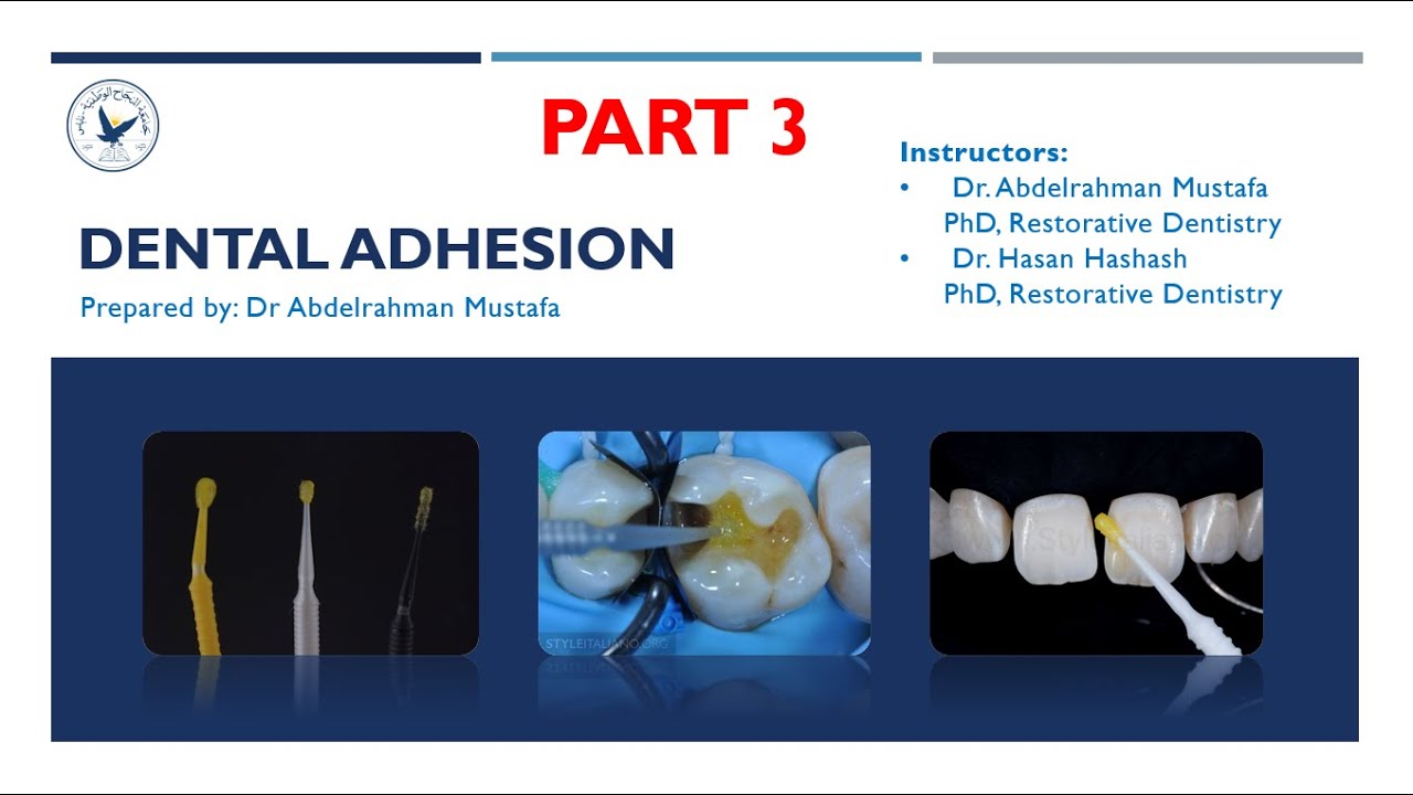 Dental Adhesion - Part 3/3 - YouTube