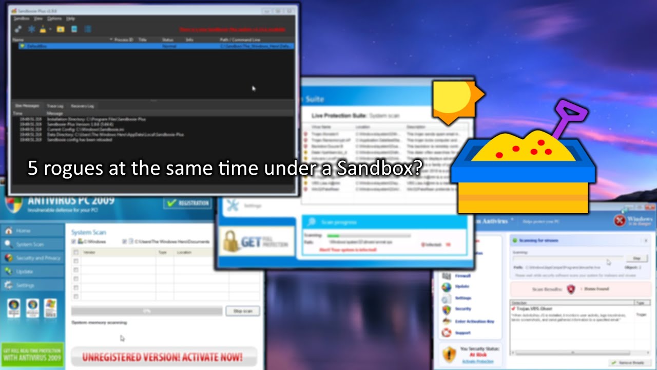 Running 5 rogues at the same time under a Sandbox! - YouTube