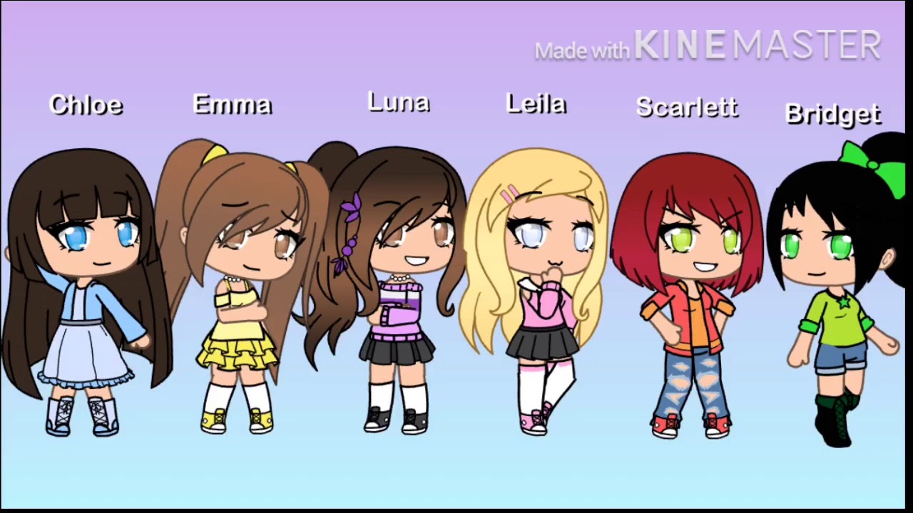 Who is your favorite Shimmer Crystal Girl? | Gacha Life | Crystal ...