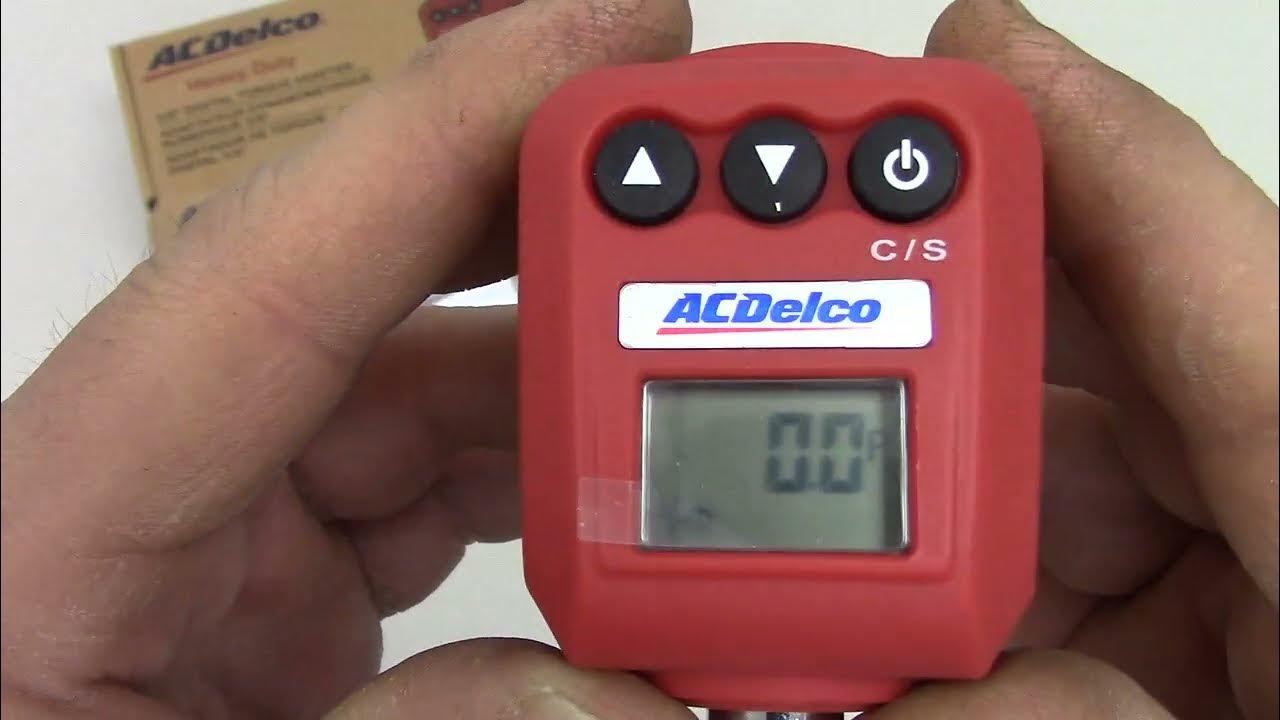 ACDelco ARM602-3 Torque adapter how to install batteries CR2032 turn on ...