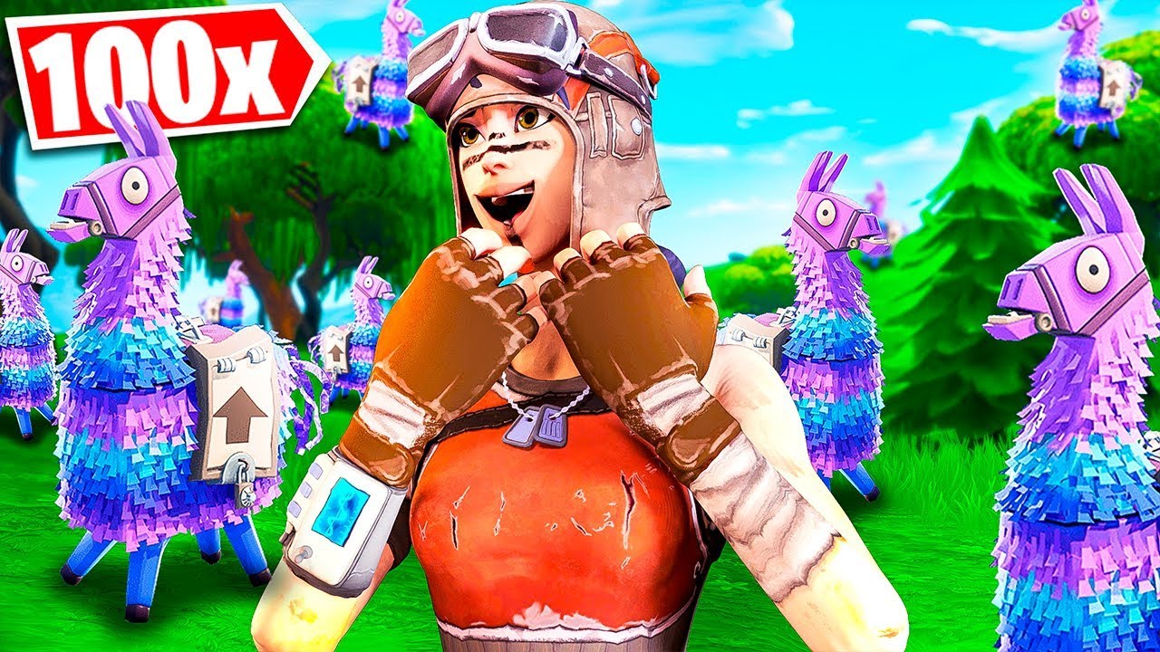 Fortnite ITA - 100 LAMA CHALLENGE!! - YouTube