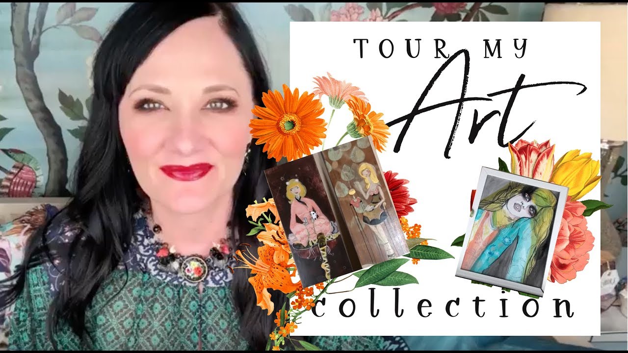 TOUR MY ART COLLECTION: featuring (mostly) female artists - YouTube