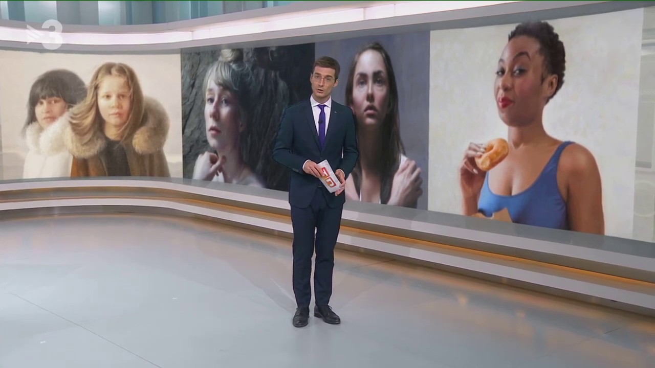 L'exposició Painting Today a TV3 Notícies - YouTube