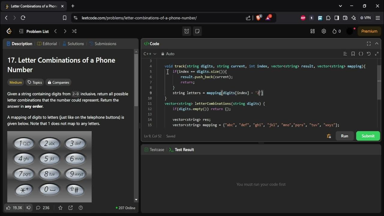 برمجهleetcode-17 - YouTube