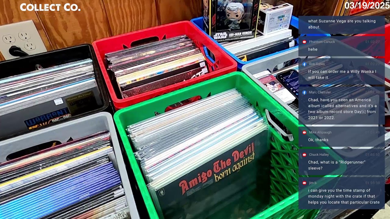 LIVE Vinyl Record Sale (Wednesday, 03/19/2025) - YouTube