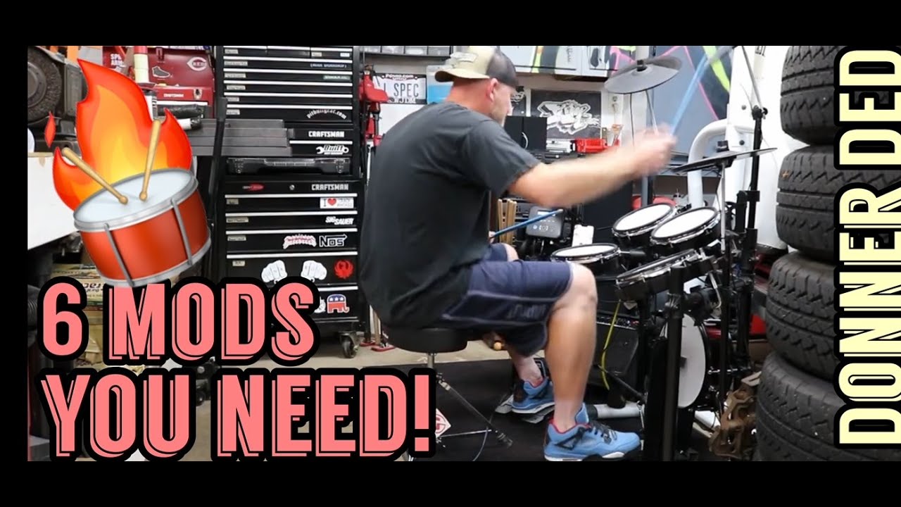 Donner Drum Kit Upgrades - YouTube