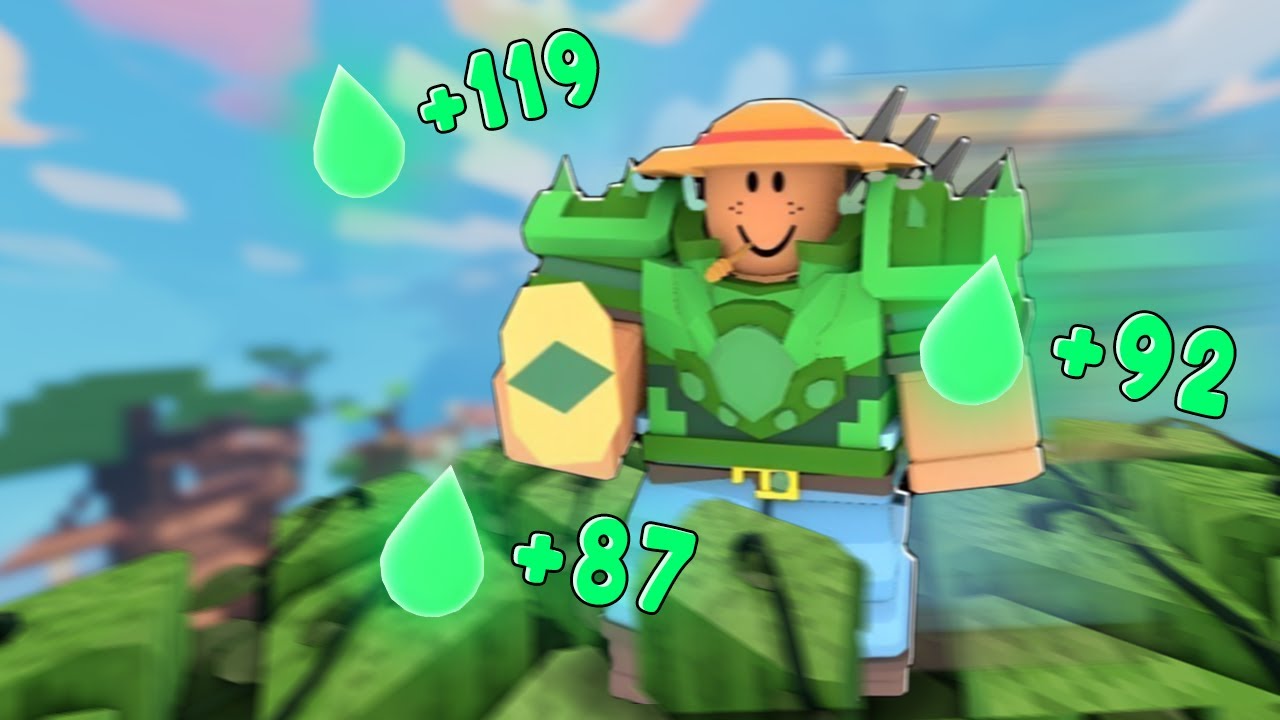 I Built A HUGE FLOATING EMERALD Farm In Roblox Bedwars - YouTube